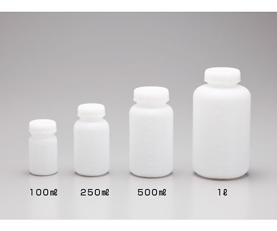 サンプラテック サンプラRPEタフボトル広口　1L　※ケース販売（50本入） 30819c 1箱(50本入)●通常のポリ瓶より肉厚強固で安定感向上●容量：1L●材質：HDPE、LDPE●入数：100本入