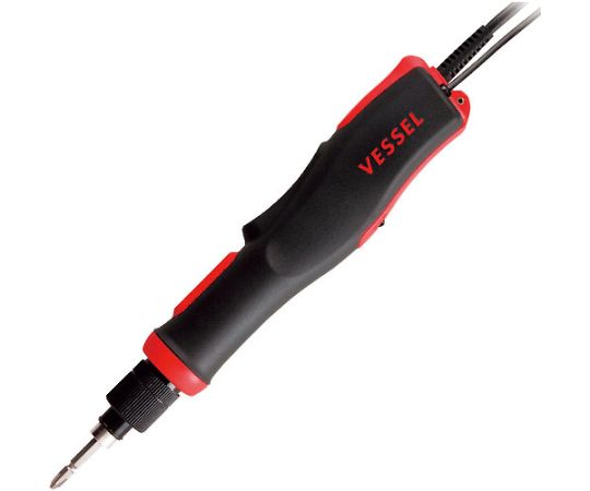 ベッセル 電動ドライバー（信号出力付き）　無負荷回転数1200min-1 VE-6000PRSOP 1台●ネジ締め作業のスピードが20％アップしました。（VE-5000、VE6000との比較です。）●外部機器（PLC）で制御が可能な3種の出...