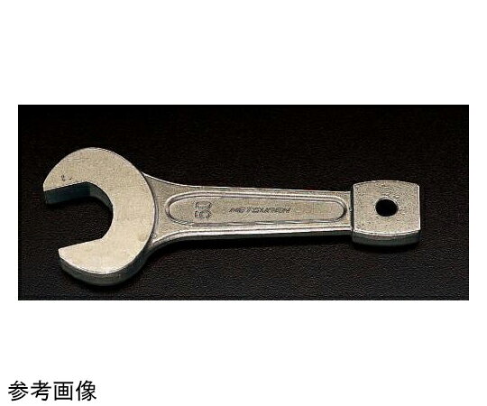 アズワン 打撃スパナ　71mm EA613GB-71 1本●ハンマーで打撃できるように柄を短くし、打撃部を設けてあります●サイズ：71mm●厚み：35×24mm●全長：400mm●重量：5.7kg●材質：クロムモリブデン鋼
