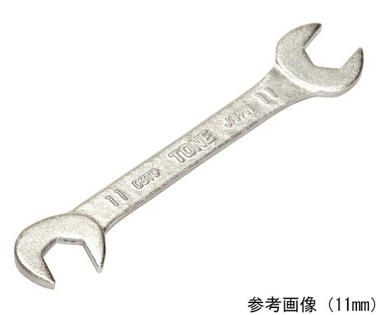 TONE 両口スパナ 薄型スパナ 二面幅10mm 全長100mm DSTO-10 1丁●厚みが薄く、アクセス困難な場所での作業に最適です。●両口は同一サイズでオフセット角は15°と75°です。●二面幅寸法（mm）：10●全長（mm）：100...