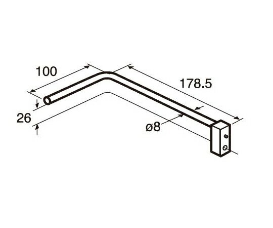 東京精密 アーム（オフセット測定）　最高倍率×50　オフセット100mm 010 2806 1個●全長：178.5mm●摘要：最高倍率X50/オフセット100mm/補助ウエイト付
