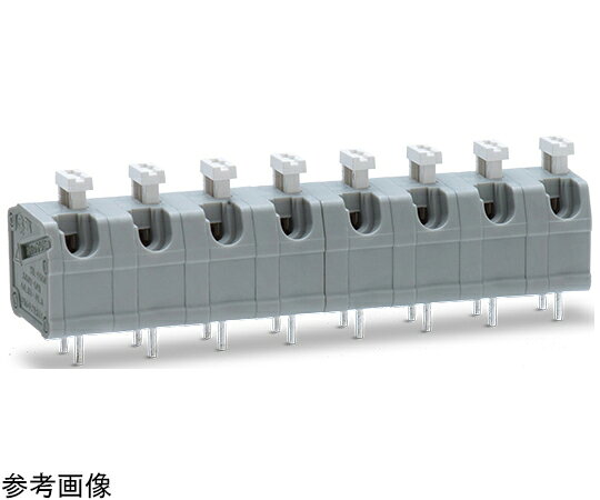 サトーパーツ プリント基板用スクリューレス端子台　端子間ピッチ7.5mm　ハイボタンタイプ　16P ML-1400-S2-16P 1個●チェック孔：有り●極数：16P●使用可能電線範囲：単線：O0.65mm-O1.6mm(AWG22からAW...