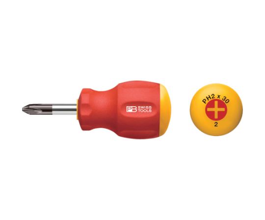 PBスイスツールズ スイスグリップ・スタービープラスドライバー 全長80mm 8195-1 1本●スイスグリップはポリプロピレン・サントプレンの2種の新素材からなるハンドルです。●ハンドル後部にはドライバーの先端形状のシンボルマークとサイズ...