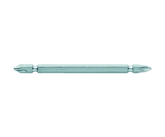 アネックスツール アネックス ハイパービット2本組 両頭 +2×110 AHM-2110 1パック(2本入)●無電解ニッケル仕上げ（均一なメッキでさびにくい）です。●電動ドライバー用ビットや替えソケット用ビットとして。●刃先：（+）2●全長...