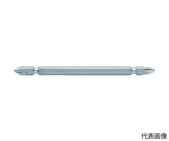 アネックスツール アネックス ハイパービット2本組 両頭 +2×150 AHM-2150 1パック(2本入)●無電解ニッケル仕上げ（均一なメッキでさびにくい）です。●電動ドライバー用ビットや替えソケット用ビットとして。●刃先：（+）2●全長...