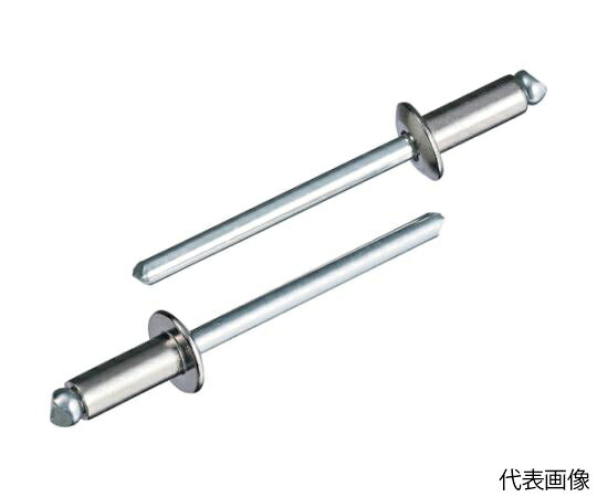 ロブテックス エビ ブラインドリベット（丸頭）ステンレス/スティール製 5-8（1000本入） LSS58 1箱(1000本入)●日本製でこの価格を実現しました。●片側から複数の母材をワン・アクションで締結できます。●溶接に比べて作業の省力...