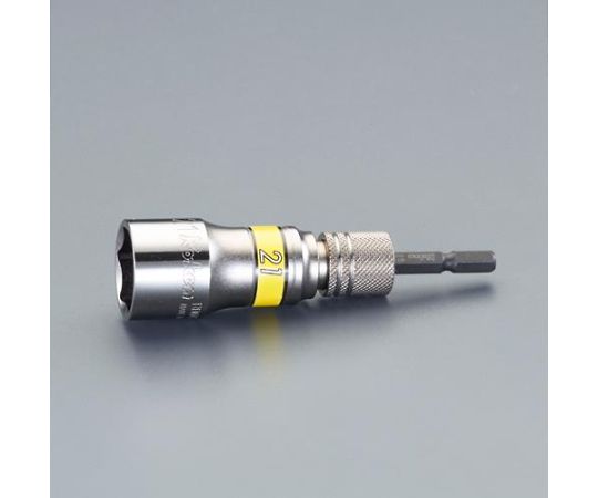 アズワン 電ドルソケット（ビット交換式） 21mm EA612AB-221 1個●ビット折損時にビットの交換が可能で、ソケット本体を長く使えるビット交換式リードソケットです。●専用ビットは専用の素材／熱処理を設定することにより、市販の両頭ビ...