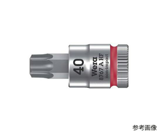 アズワン [Torx]ビットソケット（ホールド仕様） 1/4"DRxT40 EA617AJ-140 1個●色の違いによってサイズの選別が容易です。●先端がボルト・ナット類をしっかりホールドして脱落を防ぐ形状です。●差込角：1/4"●サイズ：...