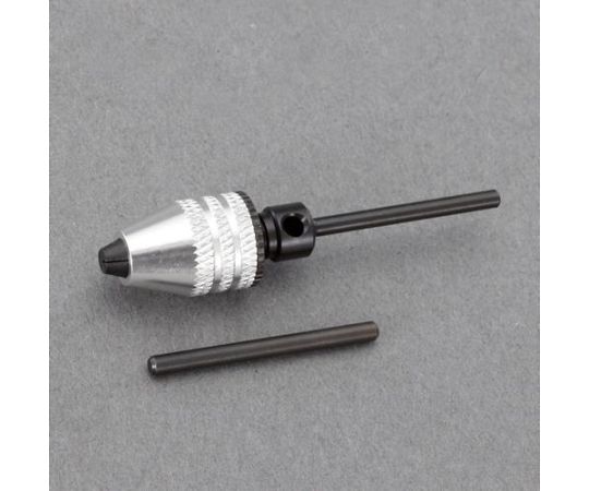 アズワン キーレスチャック 0.3-3.2mm EA818EM-21 1セット●0.3〜3.2mmまでの精密ドリルを掴んで使用できます。●チャック能力：φ0.3〜3.2mm●軸径：φ2.35mm●サイズ（W×D×H）mm：10×55×10●...
