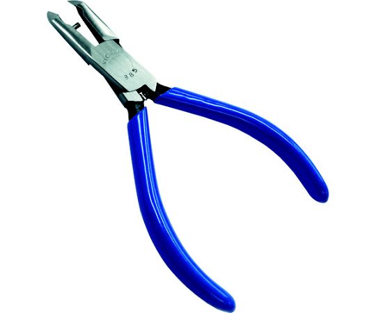 VICTOR エッジニッパ-（ソフトカバ-付） 全長120mm 385BS-115 1丁●斜めの刃形状で奥深い場所の切断作業に適しています。●組立作業など。●全長（mm）：120●切断能力（mm）鉄線：φ0.8●切断能力（mm）銅線：φ1....