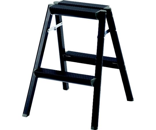長谷川工業 アルミ踏台 SE型 2段 ブラック SE-6A(BK) 1台●シンプル設計の軽量タイプの家庭用踏台です。●室内清掃や電球交換、ピッキングなどに。●最大使用質量（kg）：100●天板高さ（m）：0.56●天板寸法（mm）：259×...