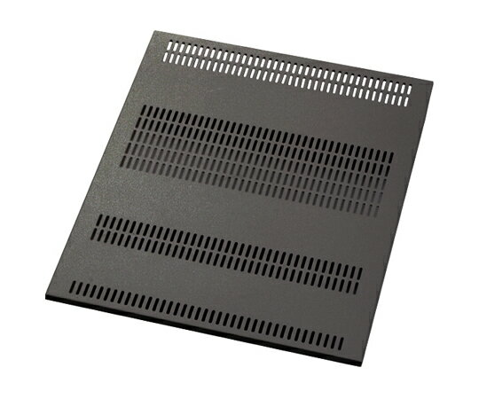 摂津金属工業 収納棚 W448×H12×D390mm 3.4kg ブラック NPWS-4439-H0 1枚●19インチマウント仕様ではない機器用の収納棚です。●搭載可能質量は150kgで、重量物の搭載が可能です。●ラックへは別売のサポートア...