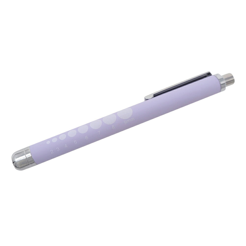 ユーメド貿易 軽量ホワイトLEDペンライト ラベンダー SM-311LV 1本●口腔内などの観察に適したホワイトLEDを採用●本体はラバー調仕上げなので滑りにくく手になじむ●ON／OFFしやすいノック式スイッチ●約15gの軽量ボディ●ゲージ...