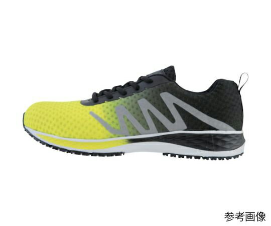 ジーベック セフティシューズ ライムイエロー 22.0cm 85151-85-220 1足●甲被は通気性のよいオールメッシュで快適な履き心地のセフティシューズです。●サイドと踵に反射材を使用し、夜間や暗所での視認性を高めます。●用途：一般作...