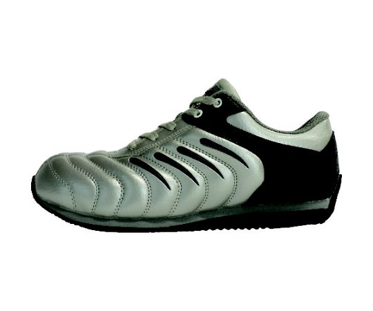 ジーベック セーフティシューズ シルバーグレー 23.0cm 85188-22-230 1足●足首をしっかりホールドするように配されたツートンカラーが、セーフティシュズのハードなイメージを軽やかなスポーツ感覚にブラッシュアップします。●4色...