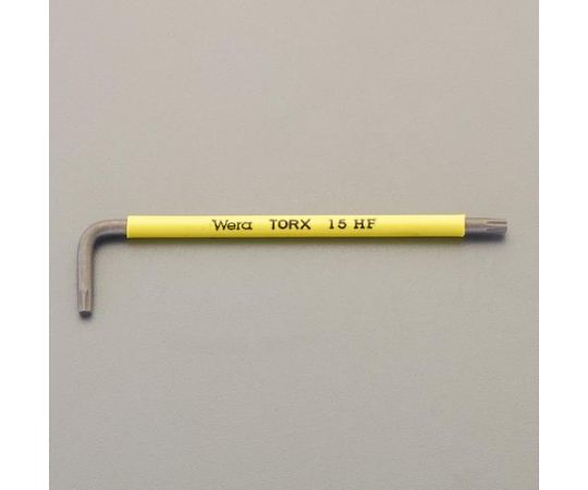 アズワン [Torx] キーレンチ（ホールド仕様）T27x112mm EA573TM-427 1本●ホールド仕様付。 先端がボルト・ナット類をしっかりホールドして脱落を防ぐ形状です。●商品名：967SL●サイズ：T27●軸長（mm）：112...
