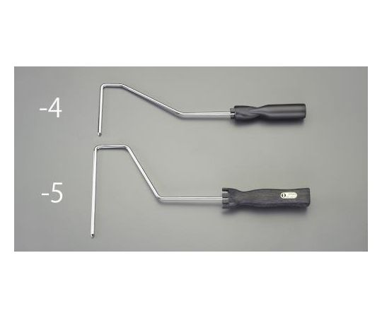 エスコ 170×375mm(6mm)ローラー刷毛ハンドル EA109NC-5 1本●用途：ローラー刷毛専用ハンドル●材質：軸：スチール、ハンドル：プラスチック●サイズ：170×375mm●軸径：6mm●重量：160g