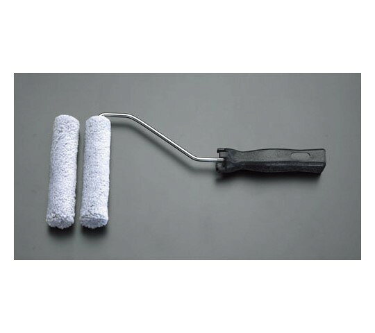 エスコ 175×305mm(6mm)無泡ローラー刷毛(溶剤用) EA109ND-33 1組●鉄骨などの錆止め及び、上塗りに最適です。●泡が殆ど出ません。●用途：油性、水性用●軸材質：スチール●毛材質：ポリエステル●ハンドルサイズ：100（W...