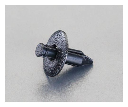 エスコ プッシュリベットクリップ（10個）　3.5mm/φ6.0mm EA527CP-104 1袋●タイプ：プッシュリベット●プッシュするだけでロックできるタイプ●適用：トヨタ・日産車●適合穴径：6mm●適合板厚：3.5mm●主な使用箇所：...