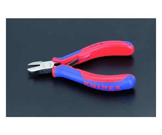 KNIPEX 115mm,精密用ニッパー(グリップ・バネ付/直刃) EA535KD-3 1個●型番：7722115●オーバル●全長：115mm●ハンドル：コンフォート●仕上げ：鏡面磨き●刃硬度：HRC62●バネ付●切断能力（mm）：軟線：0...