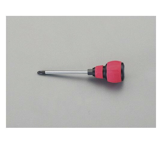 エスコ [+]ドライバー（手元六角電工）　#3×150mm EA557AN-3H 1本●先端×軸径：#3×6.3mm●軸長：150mm●手元部分に六角付（対辺12mm）●手にフィットするショートグリップ●マグネット付