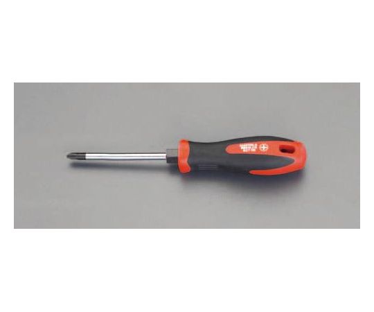 エスコ [+]ドライバー(手元六角付)　#2×100mm EA557DD-2 1本●（+）先端×軸径：#2×6.3mm●軸長：100mm●手元六角対辺：12mm●手元六角付でスパナ・レンチの併用でトルクをかけたねじ締めが可能●マグネット付●...