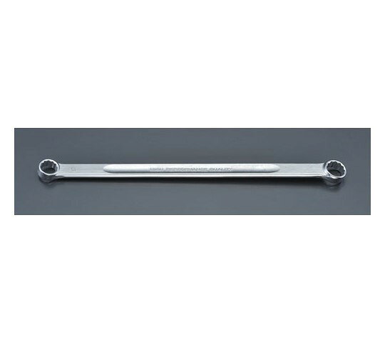 エスコ 両口めがねレンチ（15）　6×8mm/205mm EA616GF-2 1丁●HPQスパナ●サイズ：6×8mm●全長：205mm●材質：合金鋼●クロムメッキ●重量：34g●12ポイント●15°タイプ●ASドライブ●コード品番：EA61...