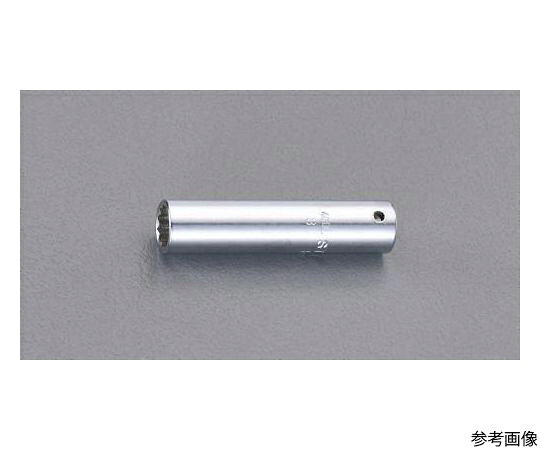 エスコ [HPQ]ディープソケット　1/4"DR×9/16" EA617XG-110 1個●差込角：1/4"●対辺：9/16"●全長（L;mm）：50●ソケット部外径（d1;mm）：18.8●差込部外径（d2;mm）：18.8●ソケット奥内...