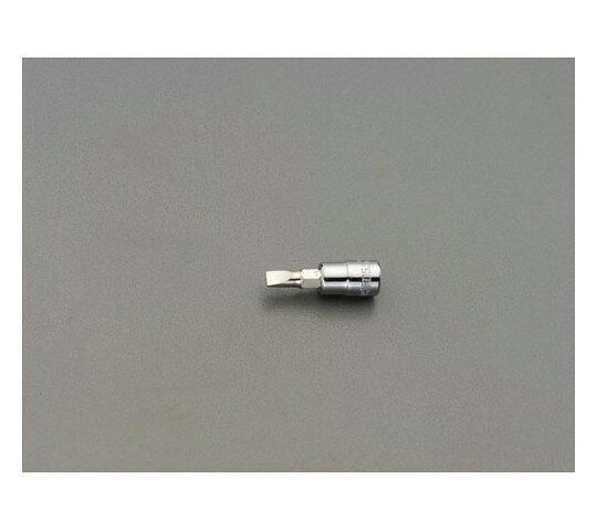 エスコ [-]ビットソケット　1/4"DR/6.5×1.0mm/37mm EA687AM-26 1個●差込角：1/4”●先端（刃幅×刃厚）：6.5×1.0mm●全長：37mm●コード品番：EA687AM-26