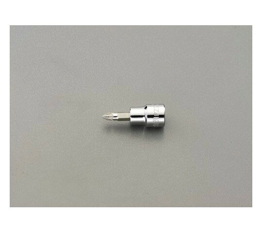 エスコ [Pozidriv]ビットソケット　3/8"DR×#1 EA687BM-11 1個●差込角：3/8”●先端：#1●全長：50mm●コード品番：EA687BM-11