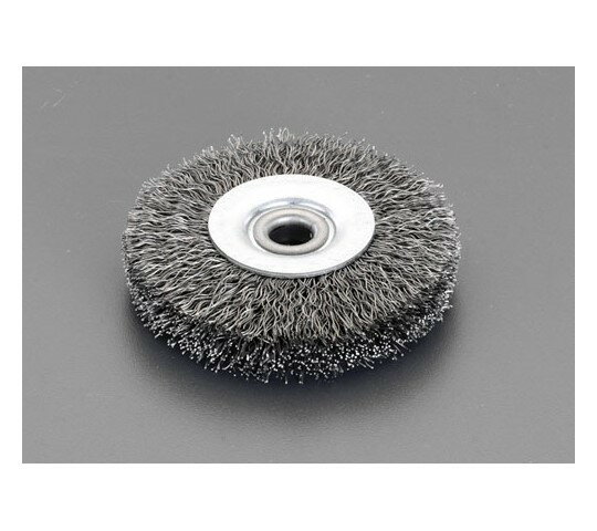 エスコ 200mm/16.0mmワイヤーホイール(スチール製) EA818-131 1個●外径：200mm●穴径：16mm●線径：0.4mm●最大回転数：4,000rpm●材質：スチール●幅：19mm●電動＆エア工具用
