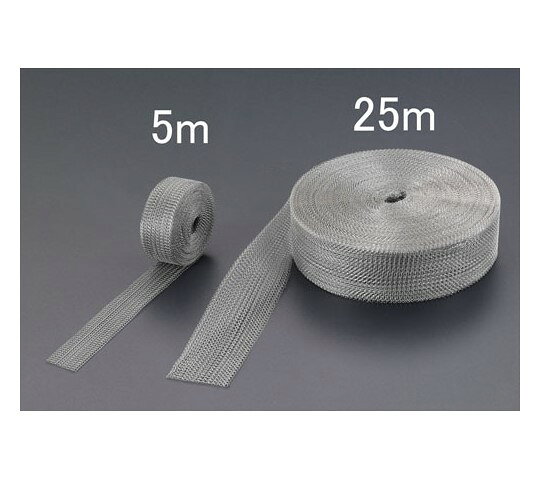 エスコ 電磁波障害防止テープ　35mm/5m EA944AA-5 1巻●幅：35mm●長さ：5m●材質：錫メッキ軟銅線●銅線直径：0.12mm●メリアス袋状に編み上げた後でテープ状にしているので、耐蝕・屈曲・伸長性に優れています。●ケーブル...