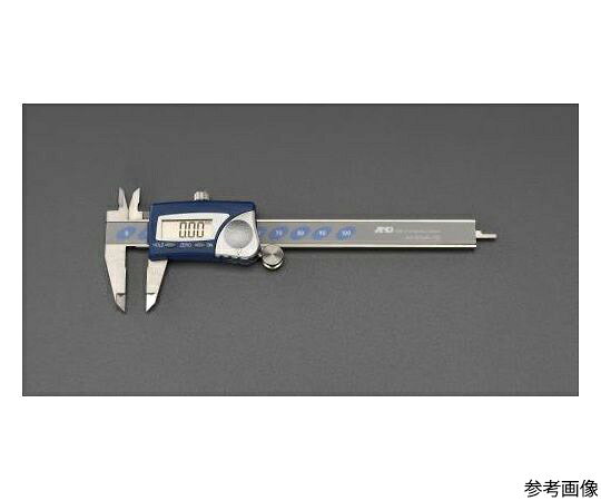エスコ デジタルノギス 200mm EA725D-3B 1個●機能：ゼロリセット、オートパワーオフ、データホールド●デプスバー付●電源：CR2032×1個(付属)●材質：ジョウ・本尺：ステンレス製（SUS420J2相当品）、表示部：ABS樹...