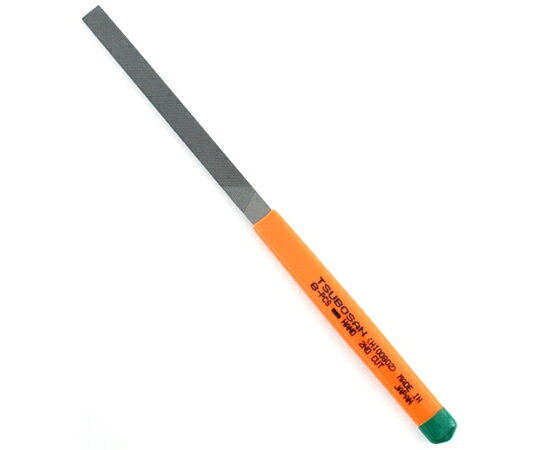 ツボサン 細工用8本型 平 中目 K-081 1個●小細工加工の仕上げに最適です。●一般金属加工用のヤスリ。●鉄等の一般金属の切削加工に使用します。●ヤスリ目数：20CUT/cm●形状：平●刃長：100mm●ソフトグリップ付●目種：複目