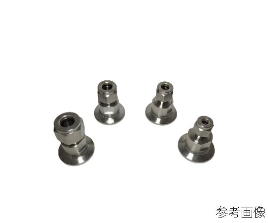 アズワン 316 ヘルールチューブアダプター 15A×φ6 ZMFA-TS2-15A*6 1個●くい込み継手にヘルールを取り付ける事により、チューブ・管が簡単にヘルール接続になります。●樹脂チューブ・銅管・鋼管等小口径の配管に便利です。●ヘ...