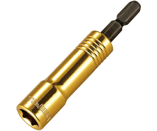 TJMデザイン（タジマツール） SDソケット8 6角 TSK-SD8-6K 1個●レギュラータイプ●18Vインパクトドライバー対応●6角●使用用途：インパクトドライバー用ソケット●呼び寸法：8mm●6角●全長：77mm●本体：クロームバナジウム鋼