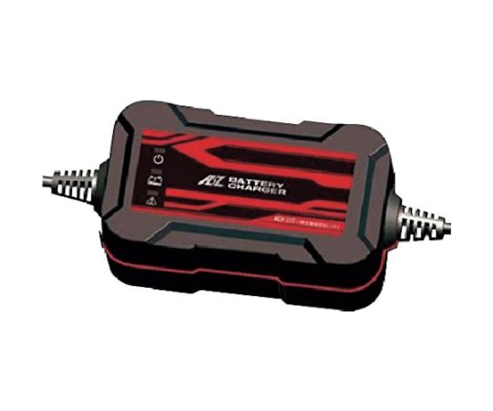 岡田商事 AZバッテリーチャージャー　全自動コンパクト充電器　12V ACH-100 1台●バッテリー総合管理人の12V専用全自動コンパクト充電器です。●モニタリング・チャージシステム搭載です。●車、バイク、農機、除雪機などを乗らない間のバ...