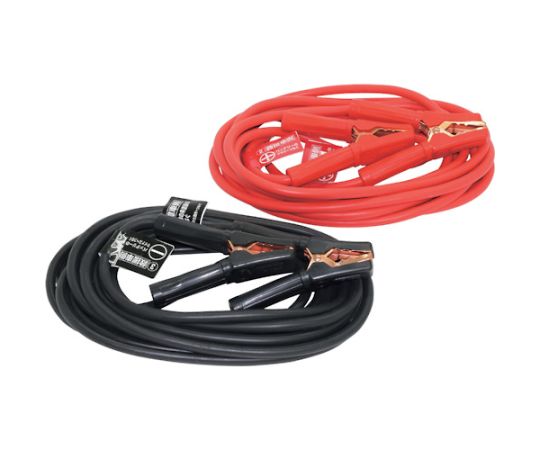 大自工業 ブースターケーブル DC12V・100A 7m BT-15 1組●乗用車全般・縦列駐車時に最適です。●絶縁カバー付きです。●バッテリーのトラブルにより、エンジン始動に。●入力電圧（V）：12●ケーブル長（m）：7●ケーブル太さ（?...