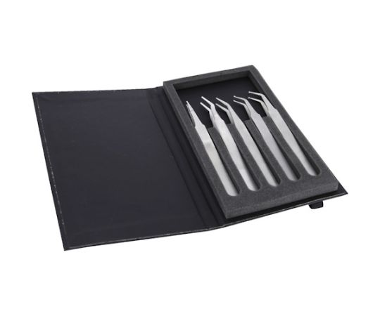 IDEAL-TEK 耐酸耐磁ステンレスSMDピンセット 組セット K5SMDF-IT 1セット(5本入)●SMDチップ部品の位置決めや取り扱いに適しています。●スイスで製造された高品質な耐酸耐磁ピンセットです。●人間工学に基づいたデザインで...