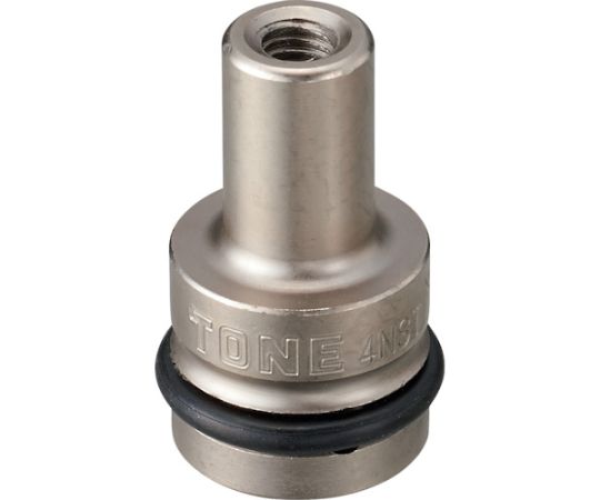 TONE スタッドボルトリムーバー インパクト用スタッドボルトセッター 差込角12.7mm ねじ寸法M5×0.8 4NSTM05-0.8 1個●ダブルナット不要でスタッドボルトの挿入が可能です。●スタッドボルトの挿入専用工具です。●差込角（...