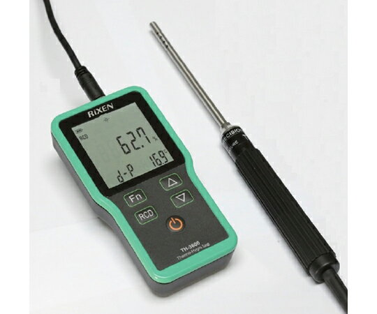 FUSO 防水型デジタル温湿度データロガー付 TH-3800 1個●応答速度が速く高精度●Max/Min/AVG/HOLD機能●バックライト機能●必要な物は全て揃っている。●IP-65防水型（本体）●データ記録：16000pts●測定方式：...