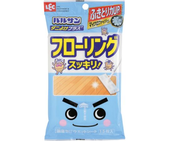 レック 激落ちくんシート床用ダニよけプラス S00798 1袋(15枚入)●激落ちくんとバルサンの共同開発でダニ除け成分配合のフローリングシートです。●界面活性剤は使用していません。●バルサン共同開発のダニよけ剤を配合。お掃除ついでにダニ対...