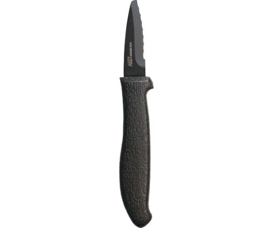 林刃物 段ボールカッターmini DK-4 34104 1本●食い込みやすいダブルのギザ刃にガムテープ等が付きにくいフッ素コーティングがしてあります。●ハンドルは握りやすく滑りにくい加工がしてあります。●梱包の開梱、解体に。●全長（mm）：...
