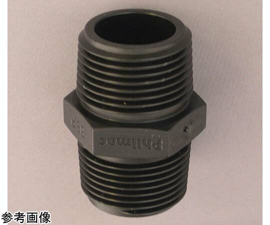 アズワン PP ネジ継手 ポリ六角ニップル R2×R2 1個●耐水・耐薬品性に優れています。●機械装置の軽量化、絶縁、腐食防止等幅広い用途に活用●サイズ：R2" （50A）●▼※詳細寸法は寸法表を参照願います。●材質：PPポリプロピレン●最...