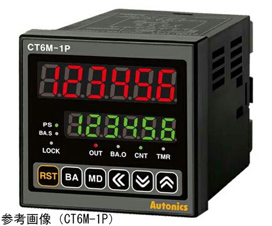 オートニクス カウンタ/タイマ CT6M-2P2 1個●通信機能サポート（通信モデル）：RS485（Modbus RTU方式）、One- shot出力時間を10ms単位で0.01秒?99.99秒まで設定可能●カウンタ-フリースケール値設定範...