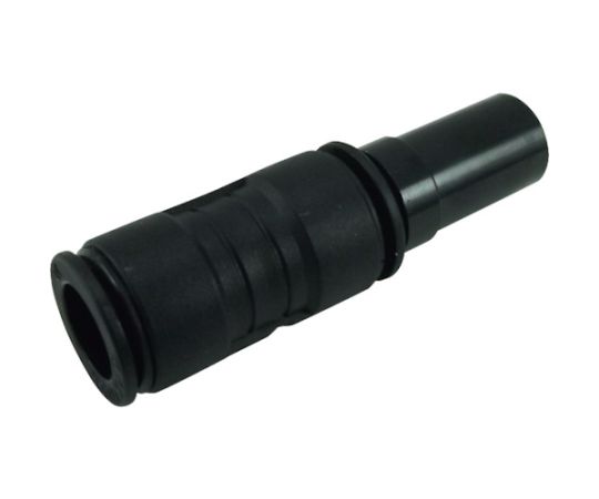 ●使用圧力：1MPa（空気）、0.3MPa（水）●使用流体：空気、水●適合チューブ内径D（mm）：10●ジョイント径E（mm）：12●流体温度（℃）：-5〜60℃（空気）、5〜40℃（水）●材質／仕上：本体／難燃性ポリブチレンテレフタレート...