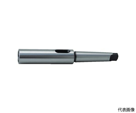 ●モールステーパのサイズを変更したいときや、延長したいときに使用します。●モールステーパードリルの接続器具として。●内側テーパ：MT3●外側テーパ：MT2●全長（mm）：196●首下（mm）：117.5●材質／仕上：クロムモリブデン鋼（SC...