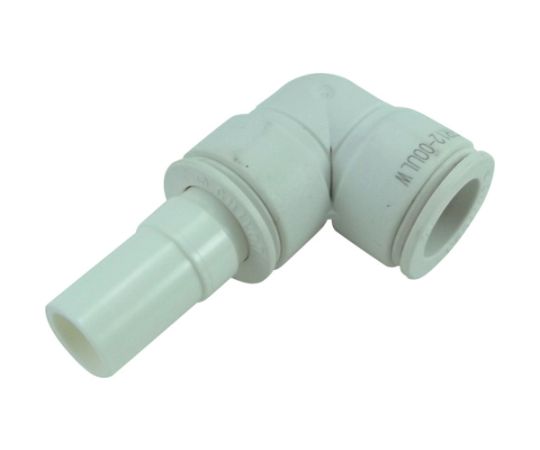 ●適合チューブ外径D（mm）：12●使用圧力：1MPa（空気）、0.3MPa（水）●使用流体：空気、水●適合継手サイズ d（mm）：12●流体温度：-5〜60℃（空気）、5〜40℃（水）●材質／仕上：本体／難燃性ポリブチレンテレフタレート（...