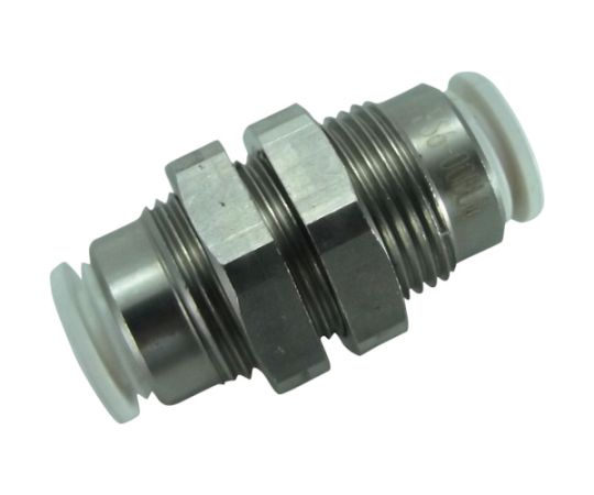 ●適合チューブ外径D(mm)：6×6●接続口径：M14×1●流体温度(℃)：-5〜60(空気)●六角対辺(mm)：17●使用圧力：1MPa(空気)、0.3MPa(水)●使用流体：空気、水●材質／仕上：本体／ステンレス（SUS303）+難燃性...