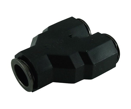 ●適合チューブ外径D（mm）：10×10×10●使用圧力：1MPa●使用流体：空気●使用温度範囲：-5〜60℃●材質／仕上：本体／ポリアセタール（POM）、シールゴム／ニトリルゴム（NBR）●原産国：日本●コード番号：158-8885